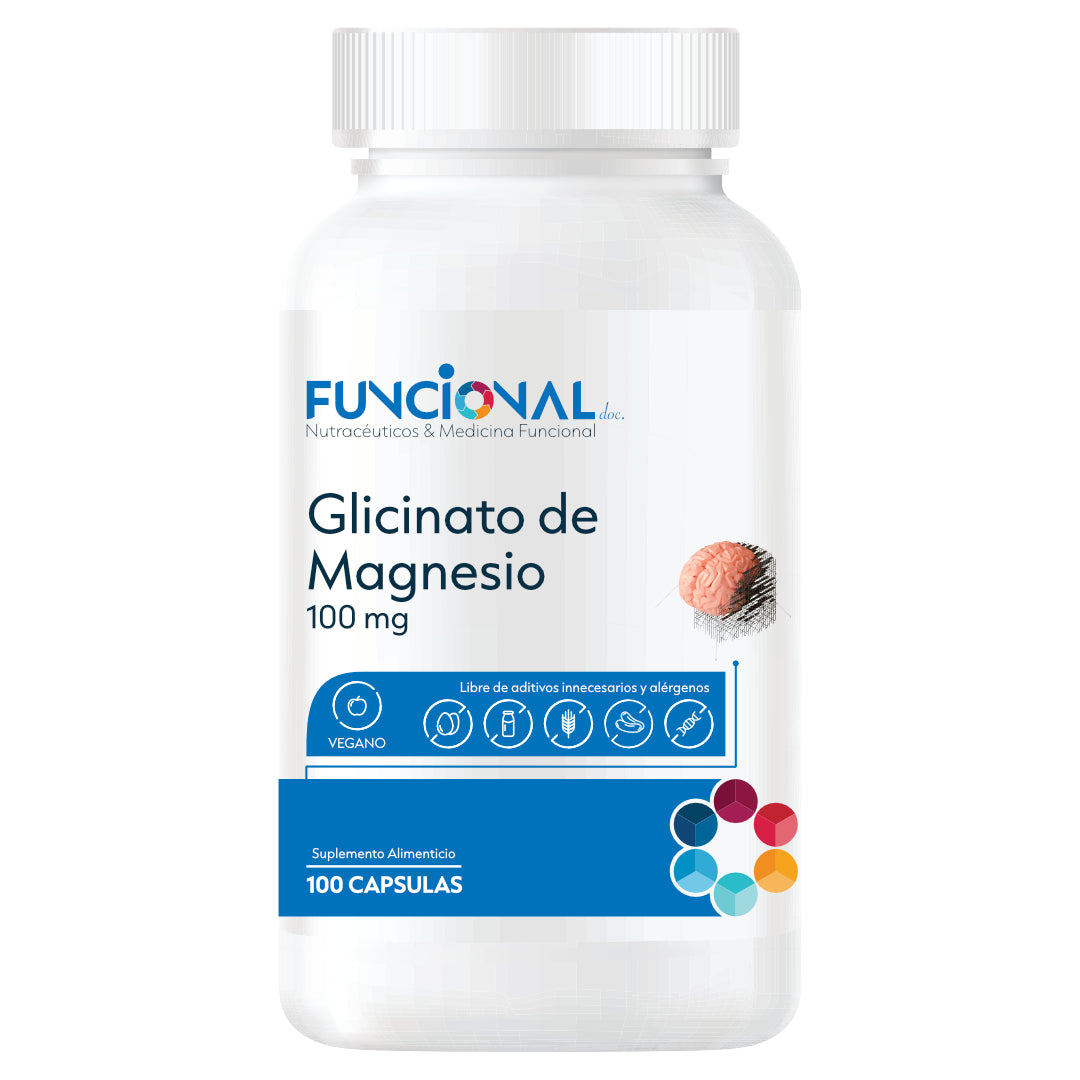 Glicinato de Magnesio 100 mg – FUNCIONALDOC