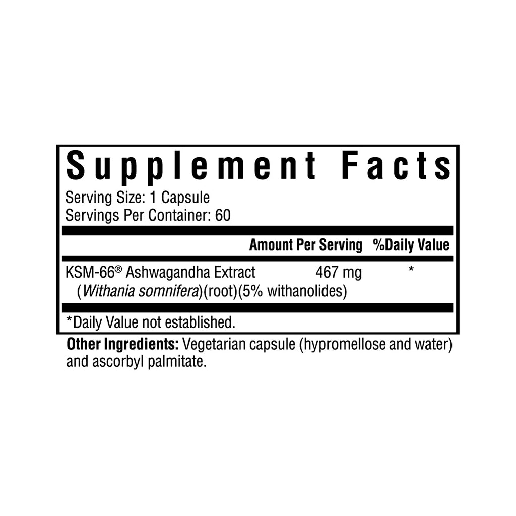 Ashwagandha Extract 467 mg (4.5% withanolides) – FUNCIONALDOC
